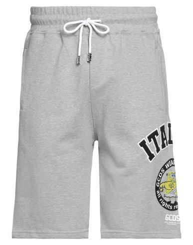 GCDS GCDS Cotton Sweatshirt Fleece Bermuda Shorts